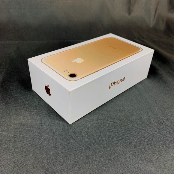Apple | Cell Phones & Accessories | Iphone 7 Gold Empty Box Gag Gift ...